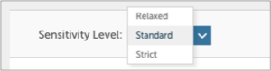 Sensitivity Levels in Respondus Monitor - Respondus